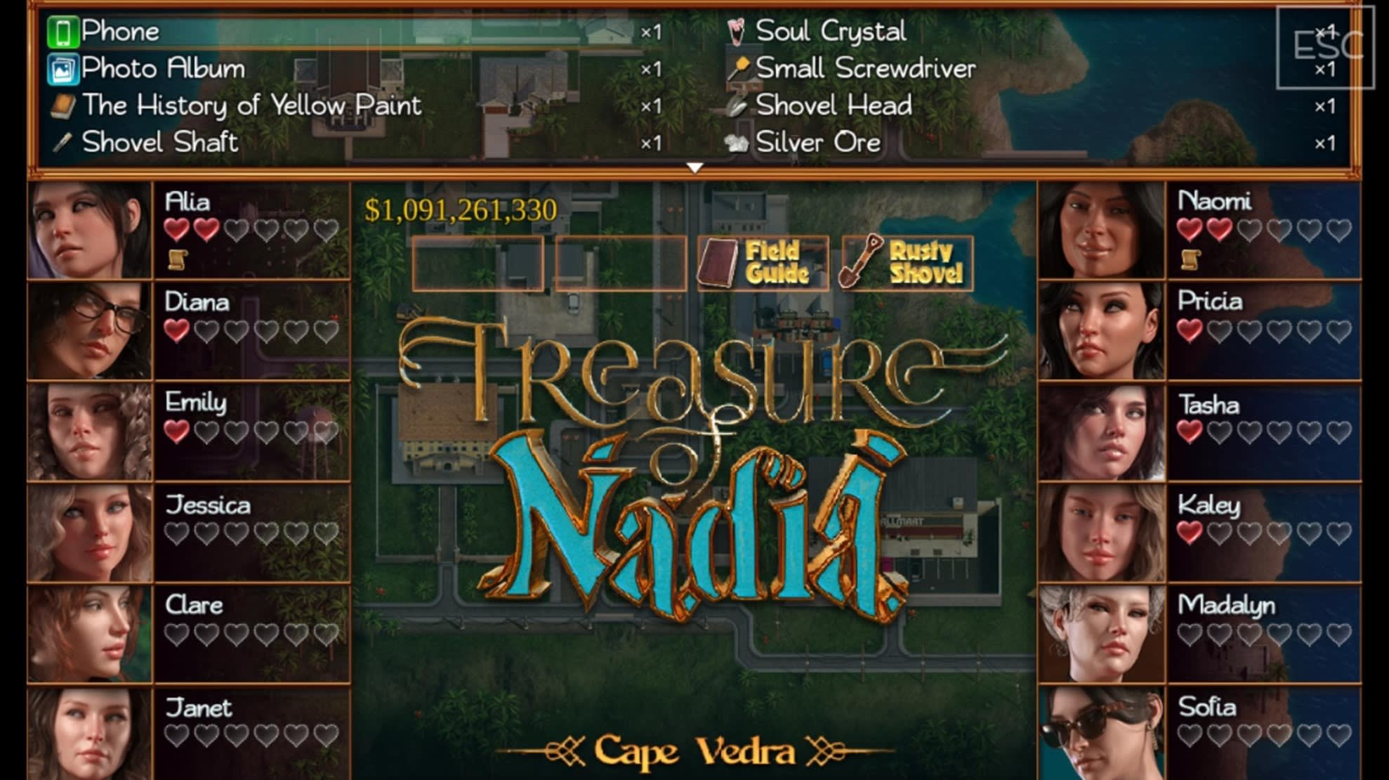 Who Is The Best Character From Treasure Of Nadia